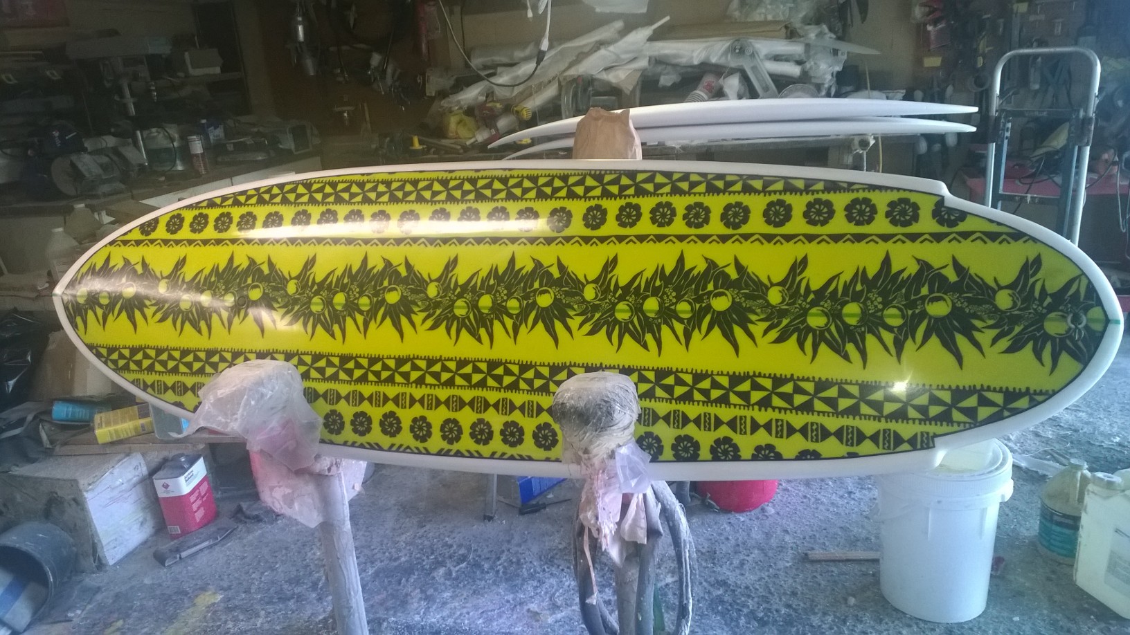 Fabric inlay on Epoxy with EPS Board | Swaylocks